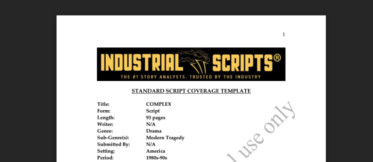 Film & TV Script Consultant Jobs at Industrial Scripts | Apply